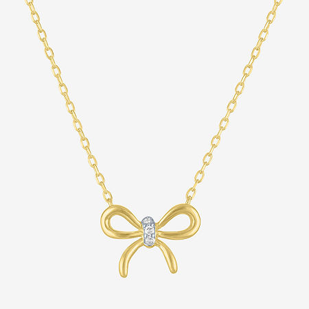 Click here for Diamond Accent (G-H  Si2-I1)  Bow Womens Diamond A... prices