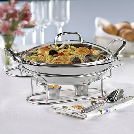 Cuisinart Stainless Steel 11 Round Buffet Server - Stainless Steel