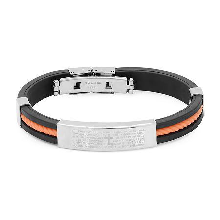 Click here for Mens Stainless Steel 8 1/2 Inch Solid Id Bracelet... prices