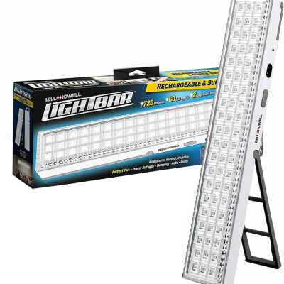 Bell + Howell Lightbar Rechargeable Portable Lamp with Folding Stand ...