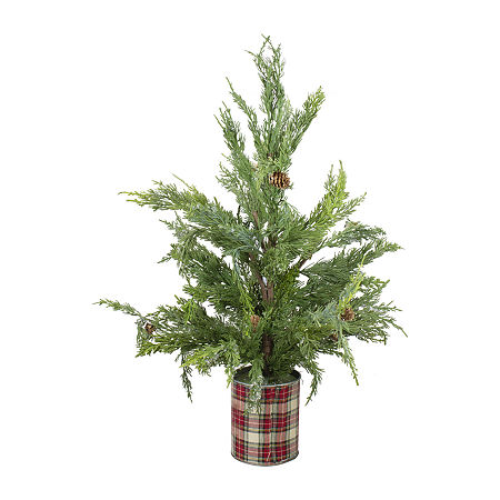 Click here for Northlight Iced In Pot Unlit 2 Foot Cedar Christma... prices