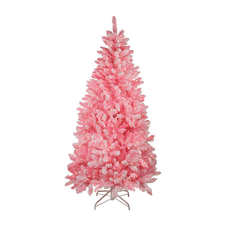 Click here for Northlight Slim Flocked 6 Foot Pre-Lit Pine Christ... prices