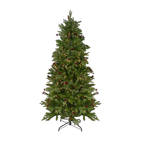 Click here for Northlight Medium 6 1/2 Foot Pre-Lit Pine Christma... prices