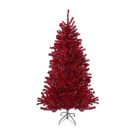 Click here for Northlight Metallic Red Tinsel Unlit 6 Foot Christ... prices