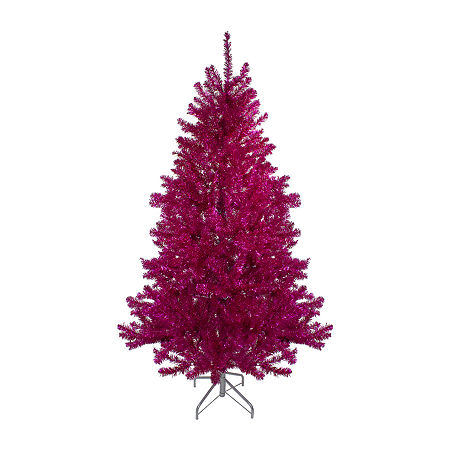Click here for Northlight 6ft Pink Tinsel Unlit 6 Foot Christmas... prices