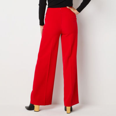 Worthington Tall Womens High Rise Wide Leg Pant