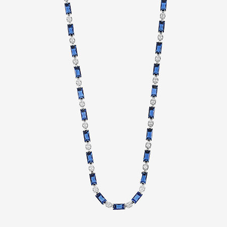 Click here for Sparkle Allure Womens Blue Cubic Zirconia Pure Sil... prices