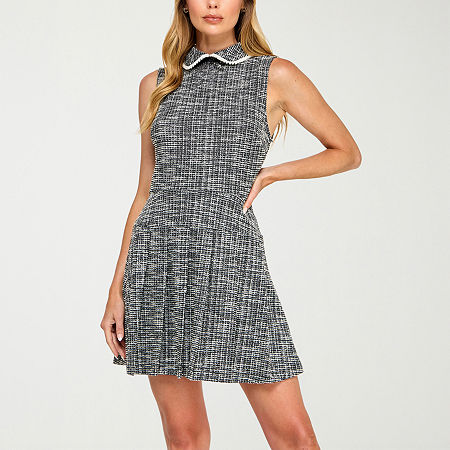 Click here for City Triangle Womens Sleeveless Pearl Trim Juniors... prices