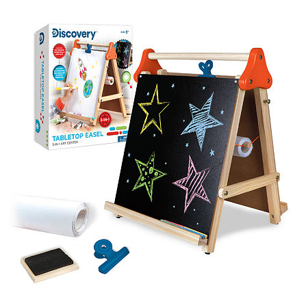 Click here for Discovery Tabletop Easel 3-in-1 Art Center  One Si... prices