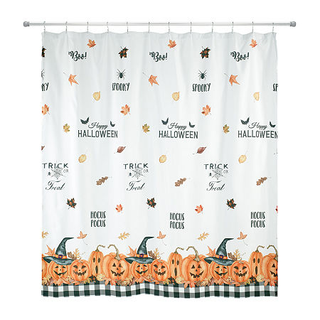 Click here for Avanti Pumpkin Patch Shower Curtain  One Size  Whi... prices