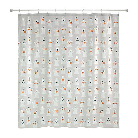 Click here for Avanti Ghost Boo Shower Curtain  One Size  Brown prices