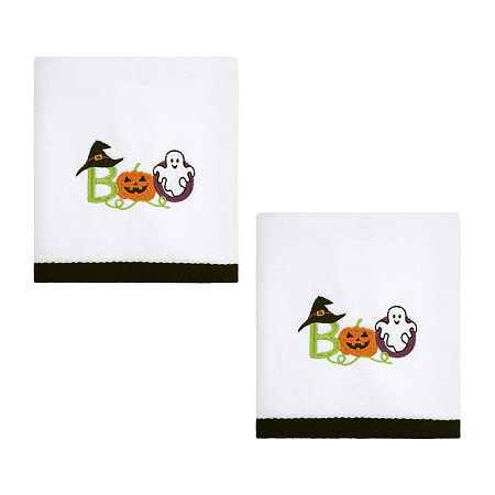 Click here for Avanti Colorful Boo 2 Pack Hand Towel  One Size  W... prices