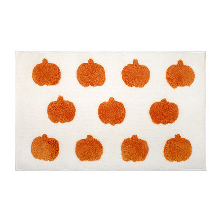 Click here for Avanti Alloever Pumpkins Bath Rug  One Size  Orang... prices