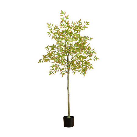 Click here for Nearly Natural 5ft Autumn Nandina Indoor Artificia... prices