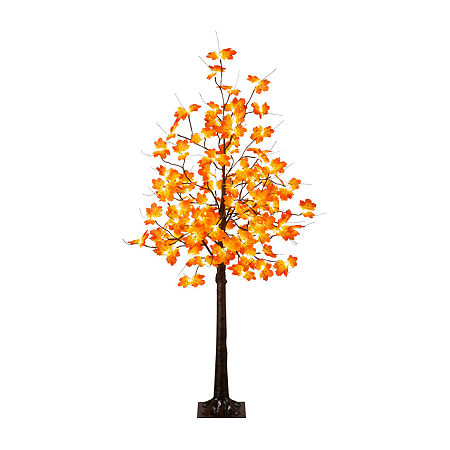 Click here for Nearly Natural 5ft Pre-Lit Autumn Maple Artificial... prices