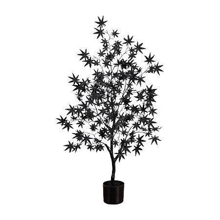 Click here for Nearly Natural 4ft Halloween Black Maple Indoor Ar... prices