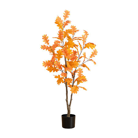 Click here for Nearly Natural 4ft Autumn Oak Artificial Tree  One... prices