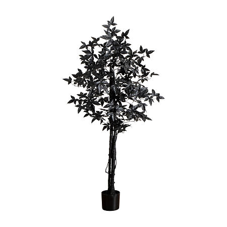 Click here for Nearly Natural 5ft Halloween Black Maple Artificia... prices
