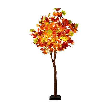 Click here for Nearly Natural 5ft Autumn Maple Fall Lighted Indoo... prices