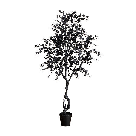 Click here for Nearly Natural 7ft Halloween Black Maple Artificia... prices