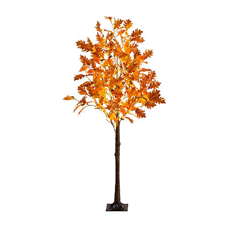Click here for Nearly Natural 5ft Pre-Lit Autumn Maple Lighted In... prices