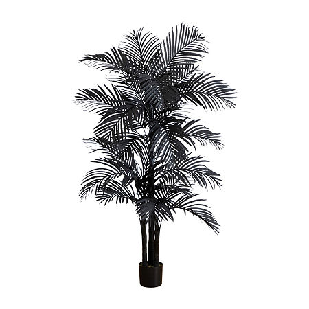 Click here for Nearly Natural 6ft Halloween Black Golden Cane Ind... prices