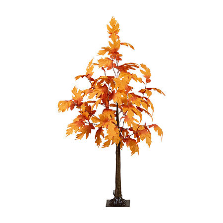 Click here for Nearly Natural 4ft Pre-Lit Autumn Maple Artificial... prices