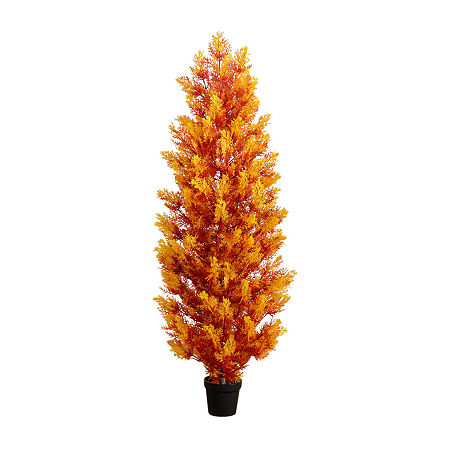 Click here for Nearly Natural 5ft Uv Resistant Fall Cedar Indoor... prices