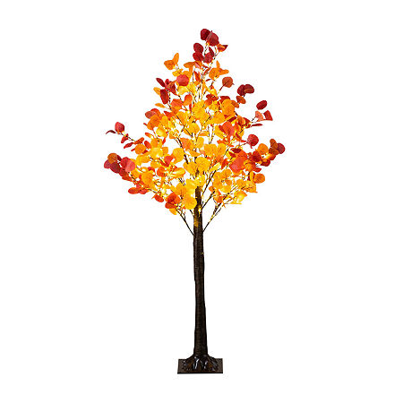 Click here for Nearly Natural 5ft Autumn Eucalyptus Lighted Indoo... prices