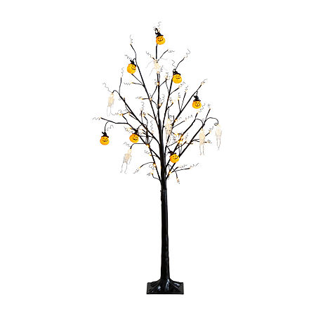 Click here for Nearly Natural 5ft Pre-Lit Halloween Pumpkins Arti... prices