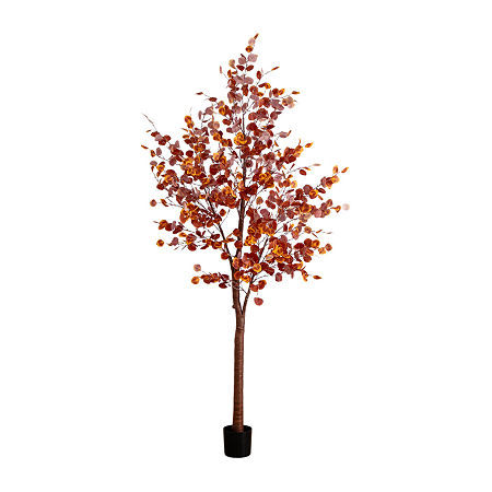 Click here for Nearly Natural 9ft Pre-Lit Autumn Eucalyptus Light... prices