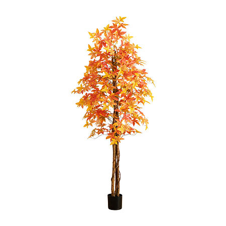 Click here for Nearly Natural 7ft Deluxe Autumn Maple Indoor Arti... prices
