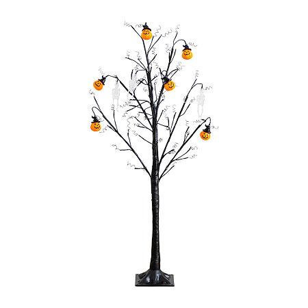 Click here for Nearly Natural 4ft Pre-Lit Halloween Pumpkins Arti... prices