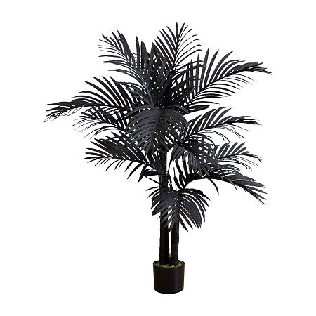 Click here for Nearly Natural 4ft Black Golden Cane Artificial Tr... prices
