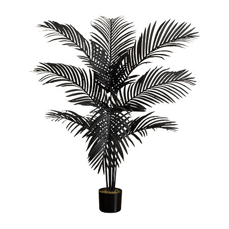 Click here for Nearly Natural 4ft Halloween Black Palm Artificial... prices