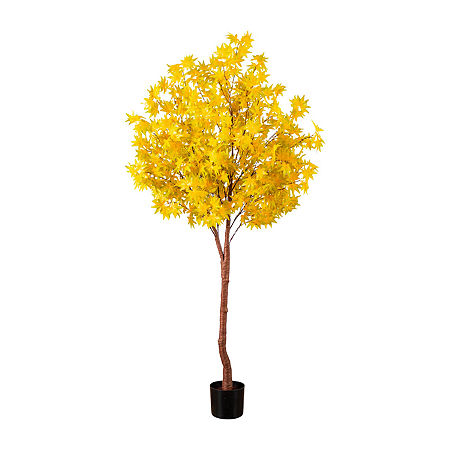 Click here for Nearly Natural 6ft Yellow Autumn Maple Artificial... prices