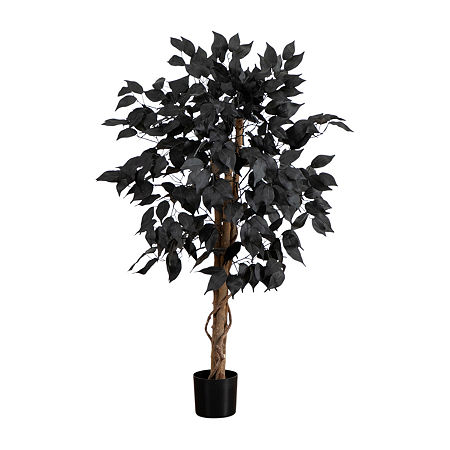 Click here for Nearly Natural 3ft Halloween Black Ficus Artificia... prices