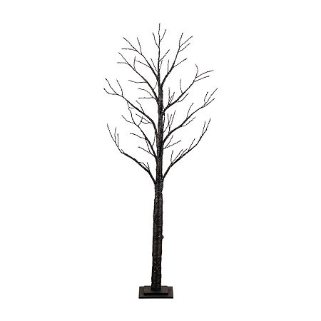 Click here for Nearly Natural 6ft Pre-Lit Halloween Twig Lighted... prices
