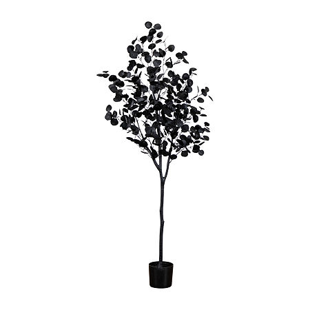 Click here for Nearly Natural 6ft Halloween Black Eucalyptus Arti... prices