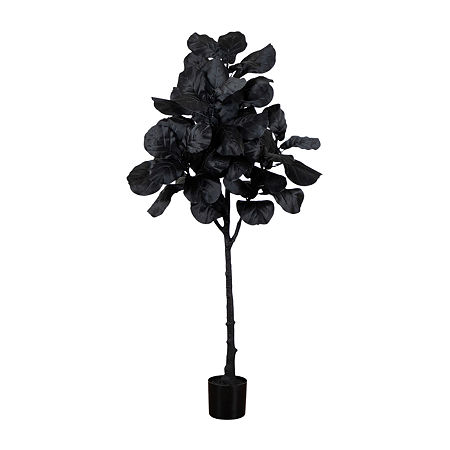 Click here for Nearly Natural 5ft Black Fiddle Leaf Indoor Artifi... prices