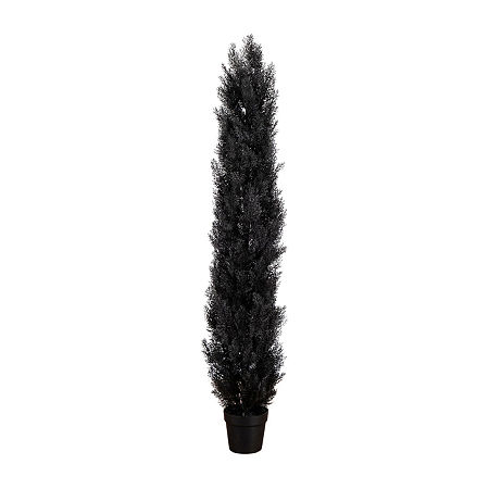 Click here for Nearly Natural 6ft Uv Black Cedar In/Out Artificia... prices