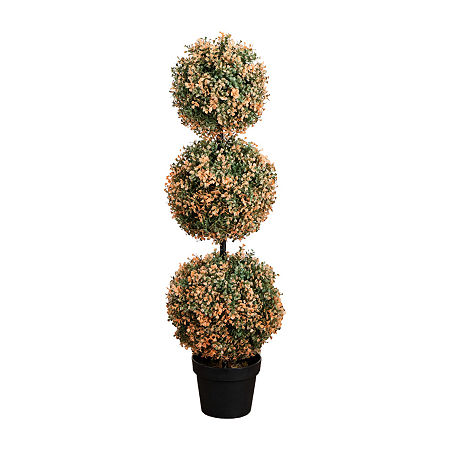 Click here for Nearly Natural 3ft Uv Autumn Triple Ball Boxwood L... prices