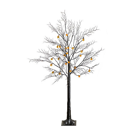 Click here for Nearly Natural 4ft Pre-Lit Halloween Artificial Tr... prices