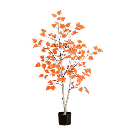 Click here for Nearly Natural 4ft Autumn Paper Birch Indoor Artif... prices