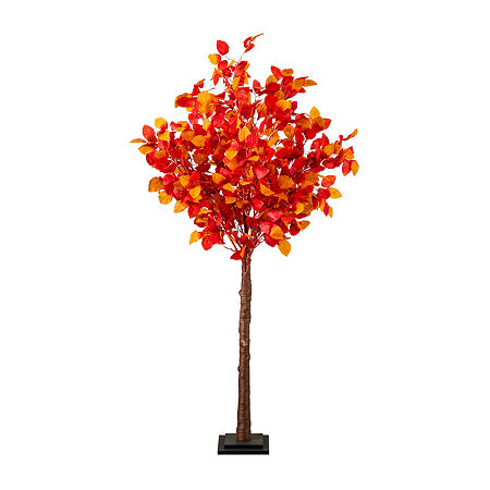 Click here for Nearly Natural 5ft Pre-Lit Autumn Artificial Tree... prices