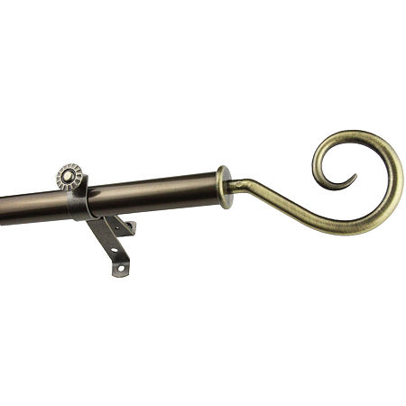 Click here for Rod Desyne 13/16 Adjustable Curtain Rod with Curl... prices