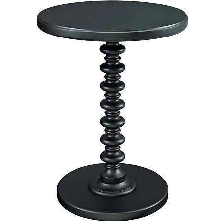 Click here for Kendall Pedestal Accent Table  One Size  Black prices