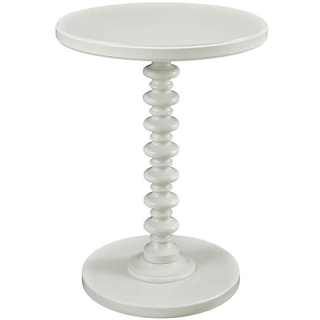 Click here for Kendall Pedestal Accent Table  One Size  White prices