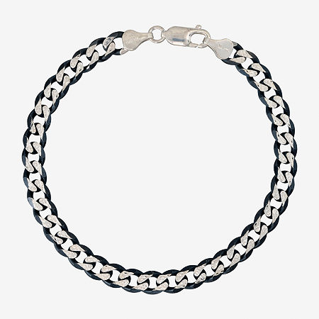 Click here for Made in Italy Mens Sterling Silver 8 1/2 Inch Holl... prices