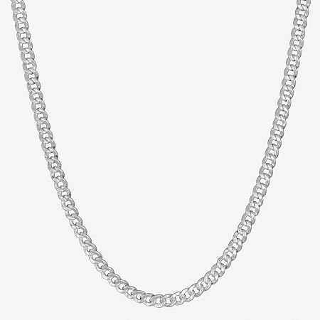 Click here for Made in Italy Mens Sterling Silver 24 Inch Curb Ch... prices